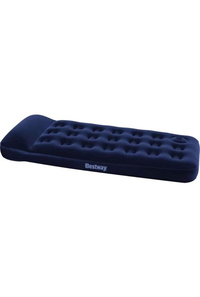 Bestway Pavillo Flocked Air Bed Tek Kişilik Kamp Yatağı Lacivert 1,85 x 76 x 28 cm