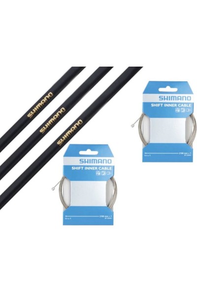 Shimano Vites Tel ve Kablo Set Shimano Vites Tel ve Kablo Set