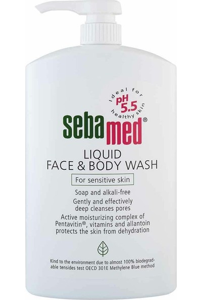 Sebamed Likit Yüz ve Vücut Temizleyici (1000 Ml) Sebamed Likit Yüz ve Vücut Temizleyici (1000 Ml)
