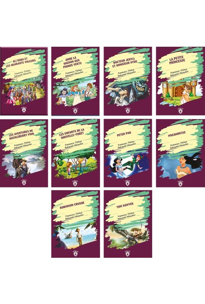 Fransızca - Türkçe Bakışımlı Hikayeler 10 Kitap