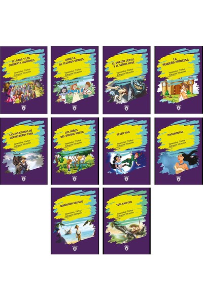 Ispanyolca - Türkçe Bakışımlı Hikaye Seti 10 Kitap Ispanyolca - Türkçe Bakışımlı Hikaye Seti 10 Kitap