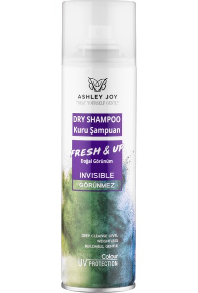 Ashley Joy Doğal Görünüm Kuru Şampuan 200 ml Ashley Joy Doğal Görünüm Kuru Şampuan 200 ml