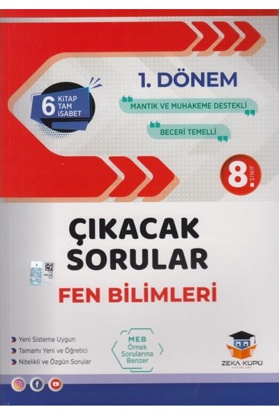 Zeka Küpü Yayınları 8. Sınıf LGS 1. Dönem Fen Bilimleri Çıkacak Sorular Zeka Küpü Yayınları 8. Sınıf LGS 1. Dönem Fen Bilimleri Çıkacak Sorular