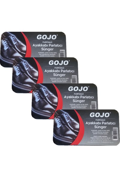 Gojo Ayakkabı Parlatıcı Sünger 2'li Paket 4'lü Gojo Ayakkabı Parlatıcı Sünger 2'li Paket 4'lü