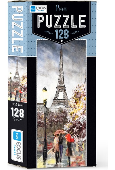 Blue Focus 128 Parça Puzzle Paris Blue Focus 128 Parça Puzzle Paris