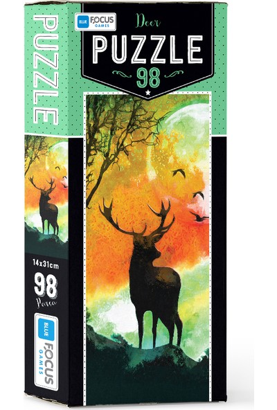 Blue Focus 98 Parça Puzzle Deer