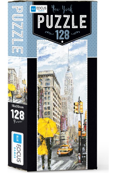 Blue Focus 128 Parça Puzzle New York