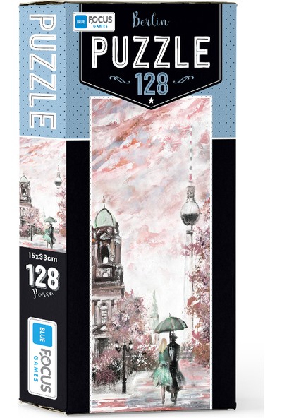 Blue Focus 128 Parça Puzzle Berlin