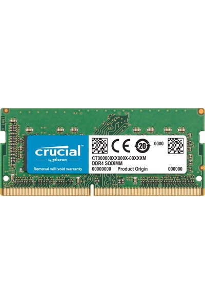 Crucial 8GB 2666MHZ DDR4 SODIMM Ram CT8G4S266M Crucial 8GB 2666MHZ DDR4 SODIMM Ram CT8G4S266M