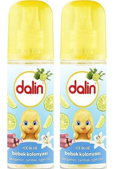 Dalin Bebek Kolonyası Ice Blue 150 ml Sprey x 2 Adet Dalin Bebek Kolonyası Ice Blue 150 ml Sprey x 2 Adet