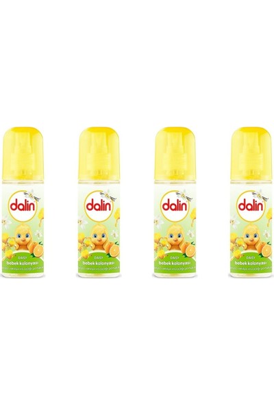 Dalin Bebek Kolonyası Daisy 150 ml Sprey x 4 Adet Dalin Bebek Kolonyası Daisy 150 ml Sprey x 4 Adet