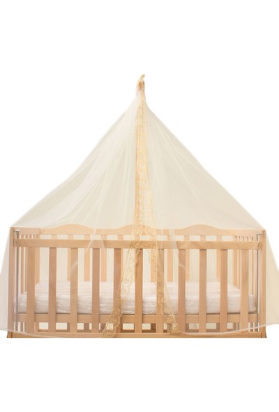 Babycom Fransız Dantelli Cibinlik Tülü