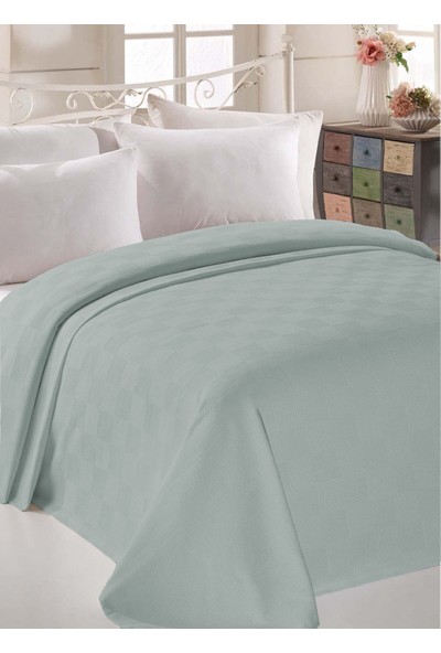 Daisy Home Pamuk Dama Desenli Lüks Çift Kişilik Pike