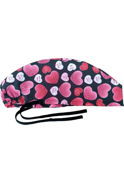 Nur Ortopedi Pembe Kalpler Desenli Doktor Hemşire Hastane Aşçı Cerrahi Bonesi Nur Ortopedi Pembe Kalpler Desenli Doktor Hemşire Hastane Aşçı Cerrahi Bonesi