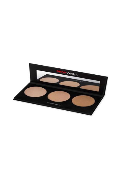 New Well Highlighter Palette - 3 Colours- Aydınlatıcı 3 Renk New Well Highlighter Palette - 3 Colours- Aydınlatıcı 3 Renk