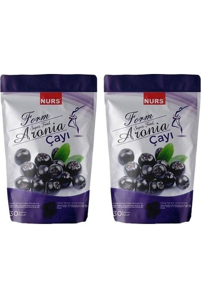 Nurs Lokman Hekim Aronia Çayı 60 Süzen Poşet 2'li Nurs Lokman Hekim Aronia Çayı 60 Süzen Poşet 2'li