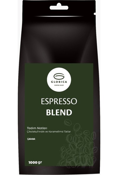 Globica Espresso Blend Kahve 1 kg - Çekirdek Globica Espresso Blend Kahve 1 kg - Çekirdek