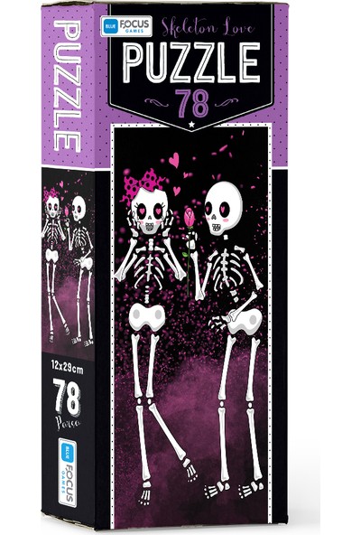 Blue Focus 78 Parça Puzzle Skeleton Love Blue Focus 78 Parça Puzzle Skeleton Love