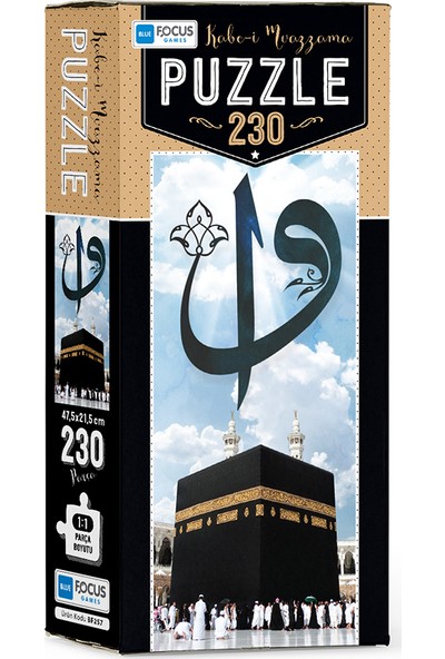 Blue Focus 230 Parça Puzzle Kabe-I Muazzama Blue Focus 230 Parça Puzzle Kabe-I Muazzama