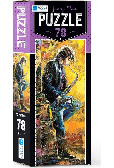 Blue Focus 78 Parça Puzzle Young Man