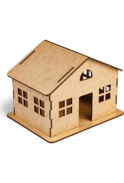 Südor Wood Ahşap Kendin Yap Maket Sade Büyük Ev 160 x 130 x 120 mm Südor Wood Ahşap Kendin Yap Maket Sade Büyük Ev 160 x 130 x 120 mm