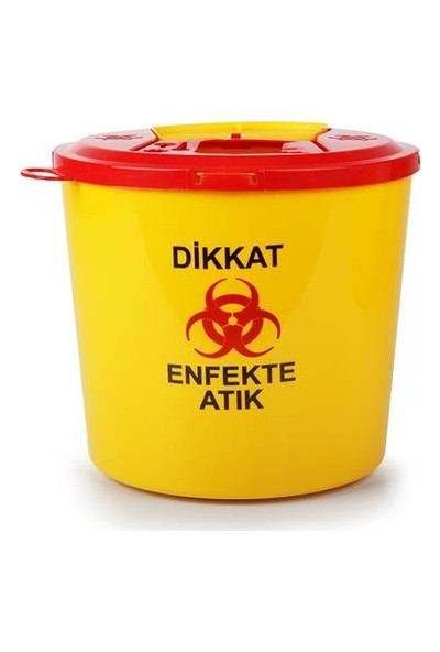 Ceyhanlar Tıbbi Atık Çöp Kovası 5 lt