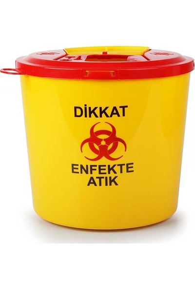 Ceyhanlar Tıbbi Atık Çöp Kovası 10 lt Ceyhanlar Tıbbi Atık Çöp Kovası 10 lt