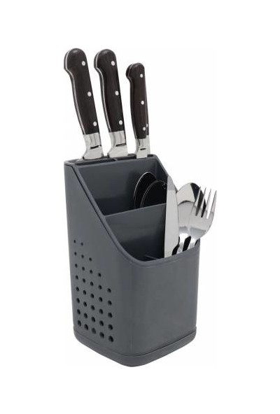 Decobella 50840 Tezgah Üstü Kaşıklık Koyu Gri