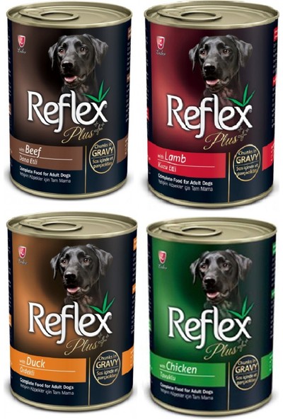 Reflex Plus Karışık Köpek Konserve 24'lü