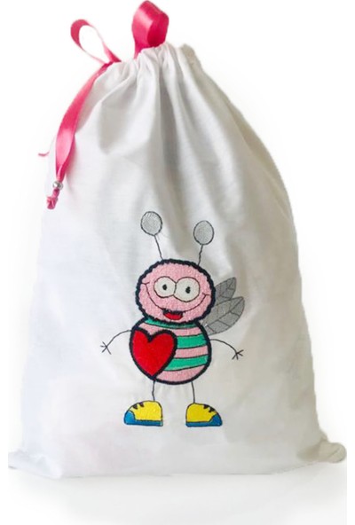Atölye Eda Nakışlı Bebek Kesesi - Beyaz