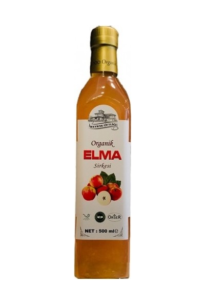 Bayrak Çiftliği Organik Elma Sirkesi 500 Ml