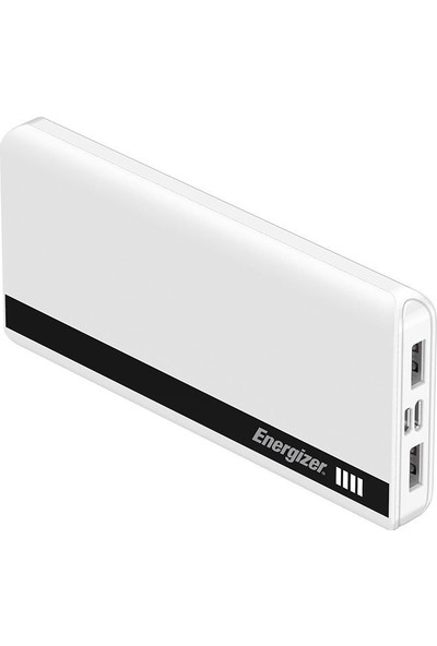 Energizer Max UE10054W 10000mAh Type-C & Micro USB Girişli Taşınabilir Şarj Cihazı Beyaz Energizer Max UE10054W 10000mAh Type-C & Micro USB Girişli Taşınabilir Şarj Cihazı Beyaz
