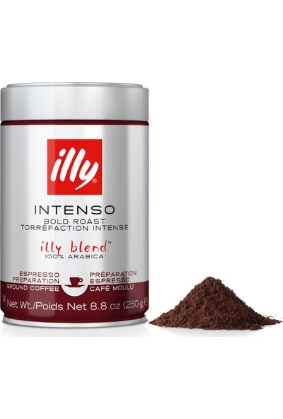 illy Toz Dark Koyu Kavrulmuş 250 Gr