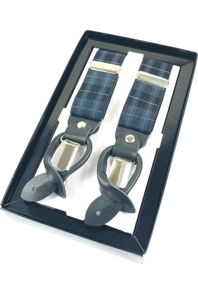 Dwoy Deri Bağlantılı Büyük Klipsli Düğmeli Erkek Pantolon Askısı Dwoy Deri Bağlantılı Büyük Klipsli Düğmeli Erkek Pantolon Askısı