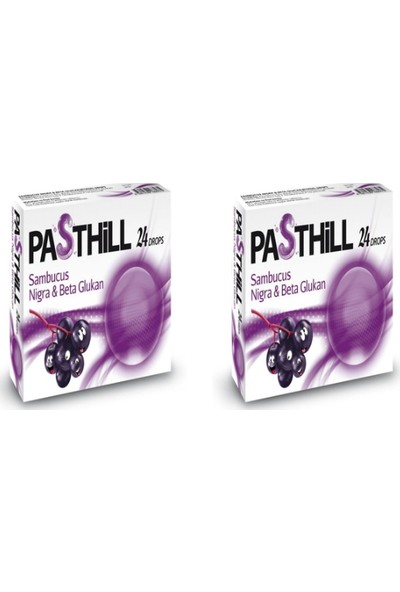 Ledapharma Pasthill Sambucus Nigra & Beta Glukan 24 Drops 3 Kutu