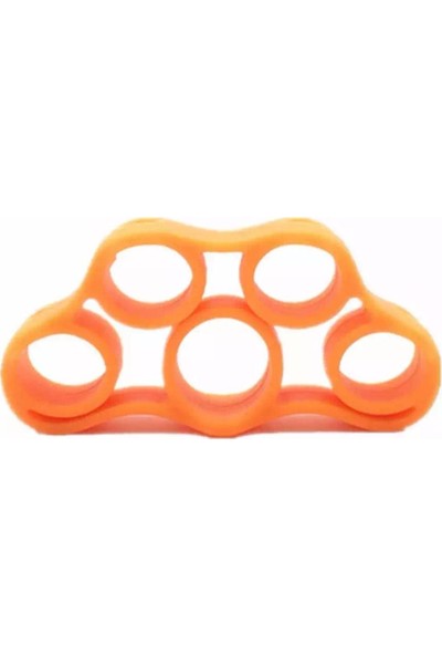 Clifton Silikon El ve Parmak Egzersiz Güçlendirici Sert Direnç Turuncu