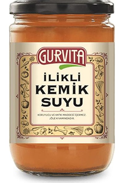 Gurvita İlikli Kemik Suyu Sebzeli 660 ml Gurvita İlikli Kemik Suyu Sebzeli 660 ml