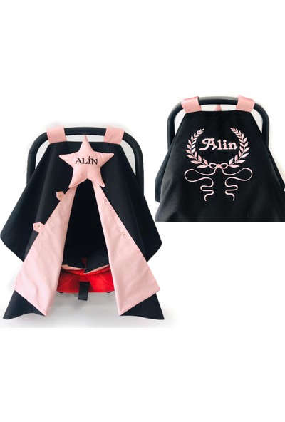 Atölye Eda İsme Özel Nakışlı Puset Örtüsü