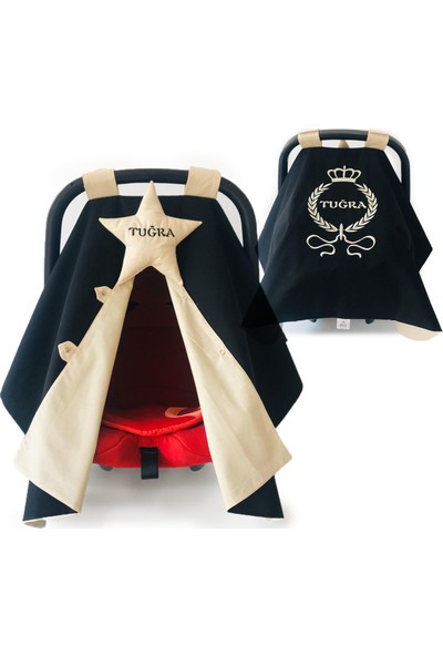 Atölye Eda İsme Özel Nakışlı Puset Örtüsü