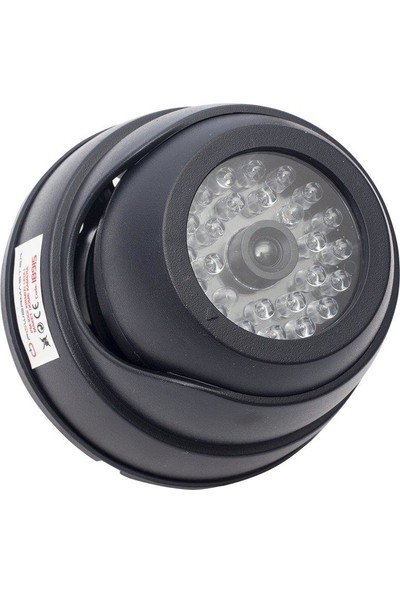 Powermaster PM-1001 Kırmızı Ledli Maket Dome Kamera Powermaster PM-1001 Kırmızı Ledli Maket Dome Kamera