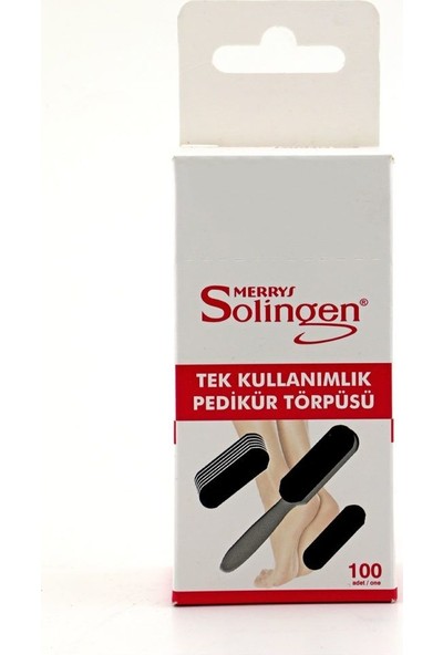 Merrys Tek Kullanımlık Pedikür Törpüsü 100 Adet