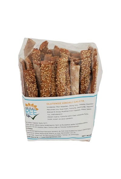 Glutensiz Neka Kinoalı Glutensiz Galeta 2 x 90 gr