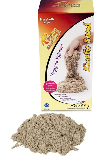 Heroes Kinetik Kum 1000 gr Naturel