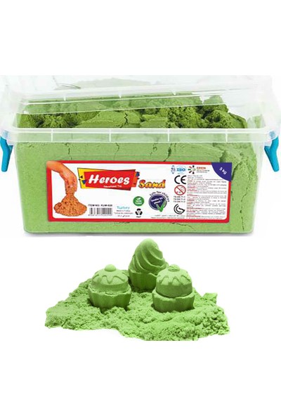 Heroes Kinetik Kum 5 kg Yeşil