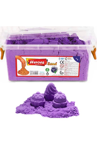 Heroes Kinetik Kum 5 kg Mor