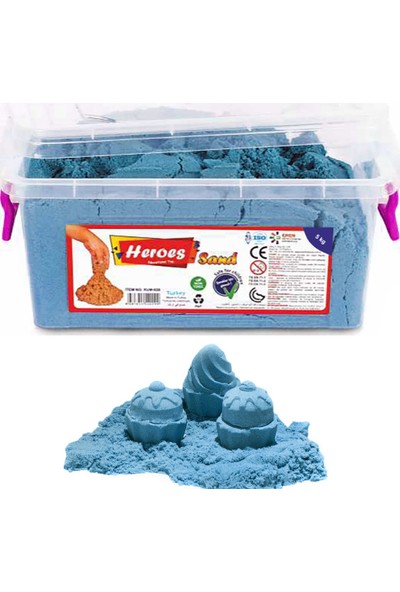 Heroes Kinetik Kum 5 kg Turkuaz Heroes Kinetik Kum 5 kg Turkuaz