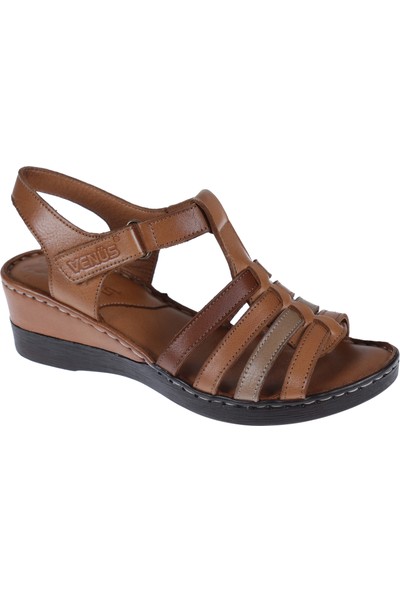 Venüs 20981102 Taba Deri Kadın Sandalet