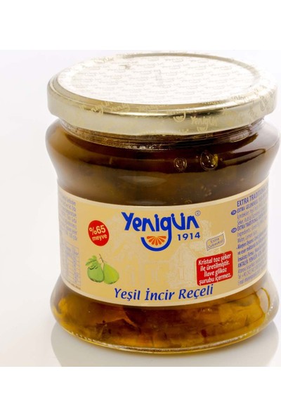 Yenigün Gold Yeşil İncir Reçeli 450 gr Yenigün Gold Yeşil İncir Reçeli 450 gr