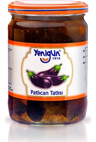 Yenigün Patlıcan Reçeli 710 gr