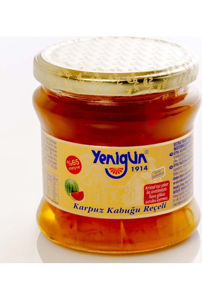 Yenigün Gold Karpuz Kabuğu Reçeli 450 gr Yenigün Gold Karpuz Kabuğu Reçeli 450 gr